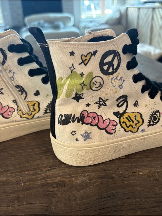 Source Unknown | Shoes | Target Black Canvas Shoes With Bright Green ...